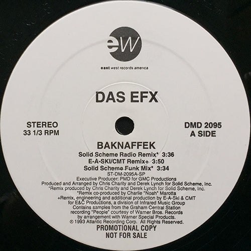 DAS EFX // BAKNAFFEK (E-A-SKI REMIX & ORIGINAL) (7VER) – next records japan