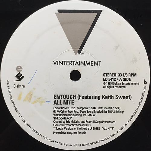 ENTOUCH feat. KEITH SWEAT // ALL NITE (5VER) – next records japan