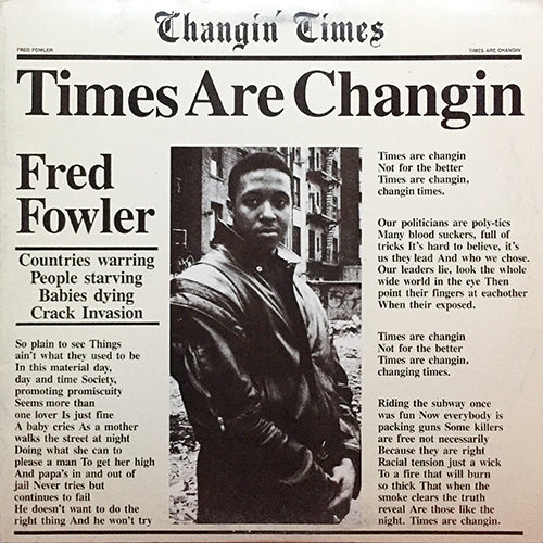 FRED FOWLER // TIMES ARE CHANGIN' (4VER) – next records japan