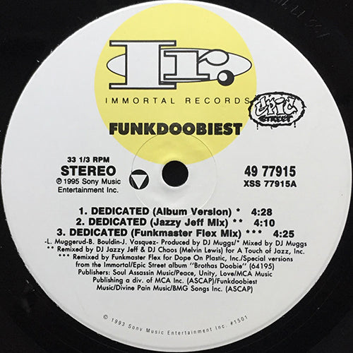 FUNKDOOBIEST // DEDICATED (6VER) – next records japan