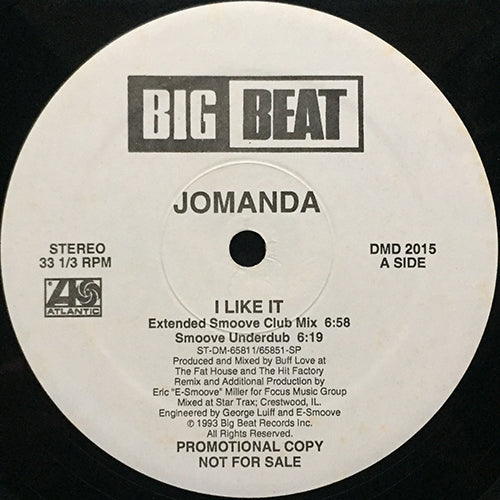 JOMANDA // I LIKE IT (HOUSE REMIXES) (5VER) – next records japan