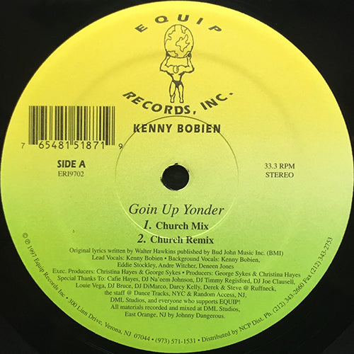 KENNY BOBIEN // GOIN' UP YONDER (4VER) – next records japan