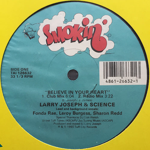 LARRY JOSEPH & SCIENCE // BELIEVE IN YOUR HEART (4VER) – next records japan