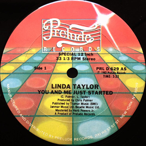 LINDA TAYLOR // YOU AND ME JUST STARTED (5:33/6:23) – next records japan