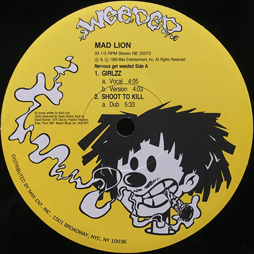 MAD LION // GIRLZZ (2VER) / SHOOT TO KILL (4VER) – next records japan