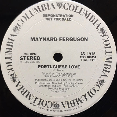 MAYNARD FERGUSON // HOLLYWOOD (3:36) / PORTUGUESE LOVE (3:28) – next ...