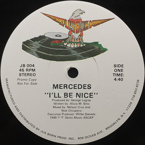MERCEDES // I'LL BE NICE (4:40) / DUB (5:50) – next records japan