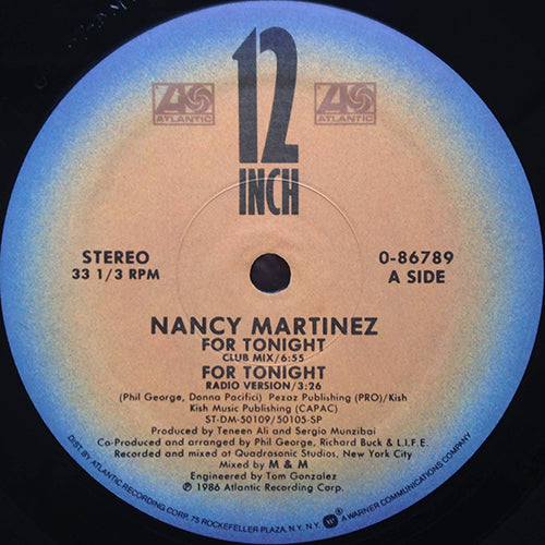 NANCY MARTINEZ // FOR TONIGHT (4VER) – next records japan