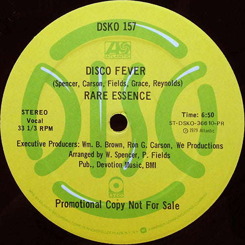 RARE ESSENCE // DISCO FEVER (6:50) / HUFF & PUFF (3:18) – next records ...
