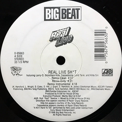 REAL LIVE feat. GHOSTFACE KILLA, CAPPADONNA, LORD TARIK & KILLA SIN ...