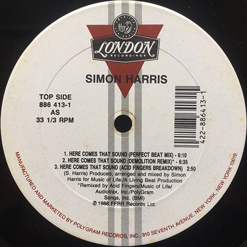 SIMON HARRIS // HERE COMES THAT SOUND (5VER) / MIX IT UP – next records ...