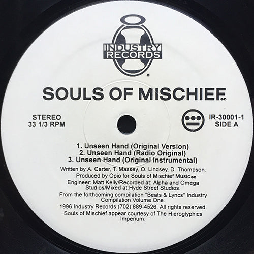 SOULS OF MISCHIEF // UNSEEN HAND (6VER) – next records japan