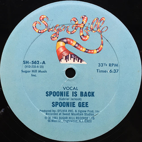 SPOONIE GEE // SPOONIE IS BACK (6:37) / INST – next records japan