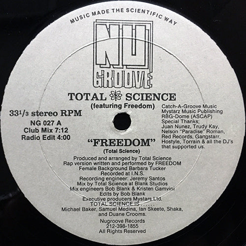 TOTAL SCIENCE // FREEDOM (5VER) – next records japan