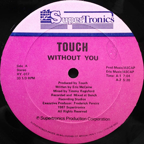 TOUCH // WITHOUT YOU (4VER) – next records japan